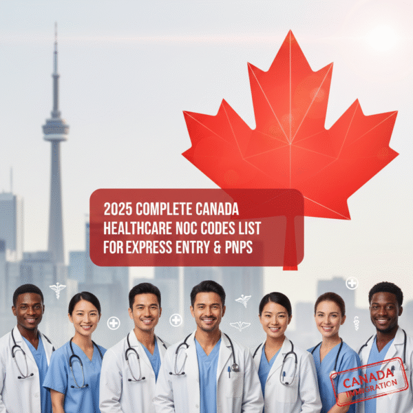 2025 Complete Canada Healthcare NOC Codes List for Express Entry & PNPs ...